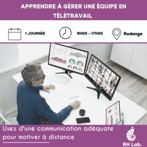 APPRENDRE À GÉRER UNE ÉQUIPE EN TÉLÉTRAVAIL