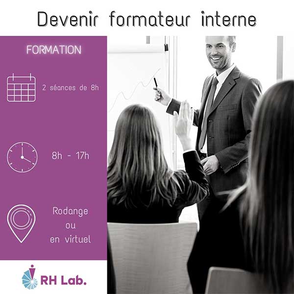 DEVENIR FORMATEUR INTERNE OU INTERENTREPRISES - RH LAB